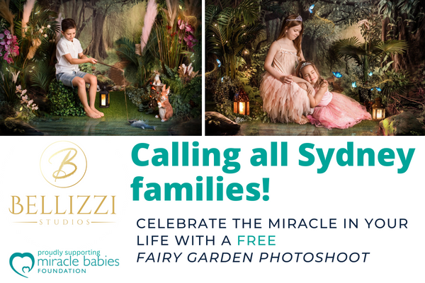 A special gift from Miracle Babies Foundation, thanks to Bellizzi Studios