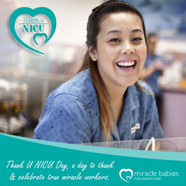 Another special day in the Miracle Babies calendar is ‘Thank U NICU Day ...