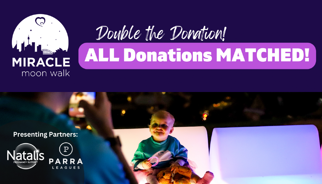 Double your Donation - Miracle Moon Walk