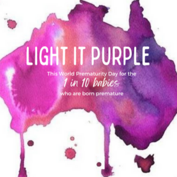 PURPLE is the international colour of prematurity awareness and we are ...