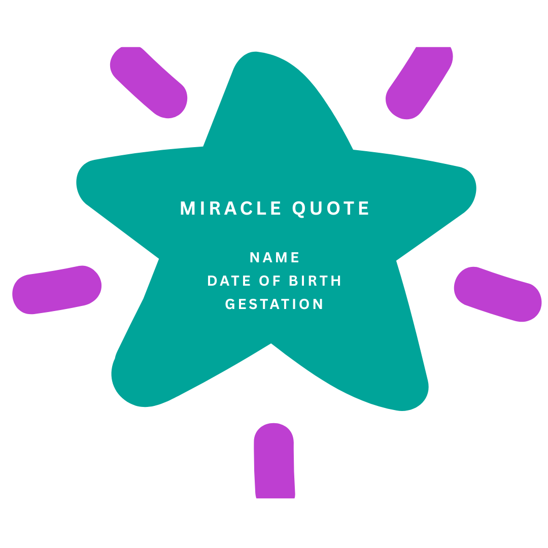 Virtual Miracle Moon Walk Dedication Star - Miracle Babies